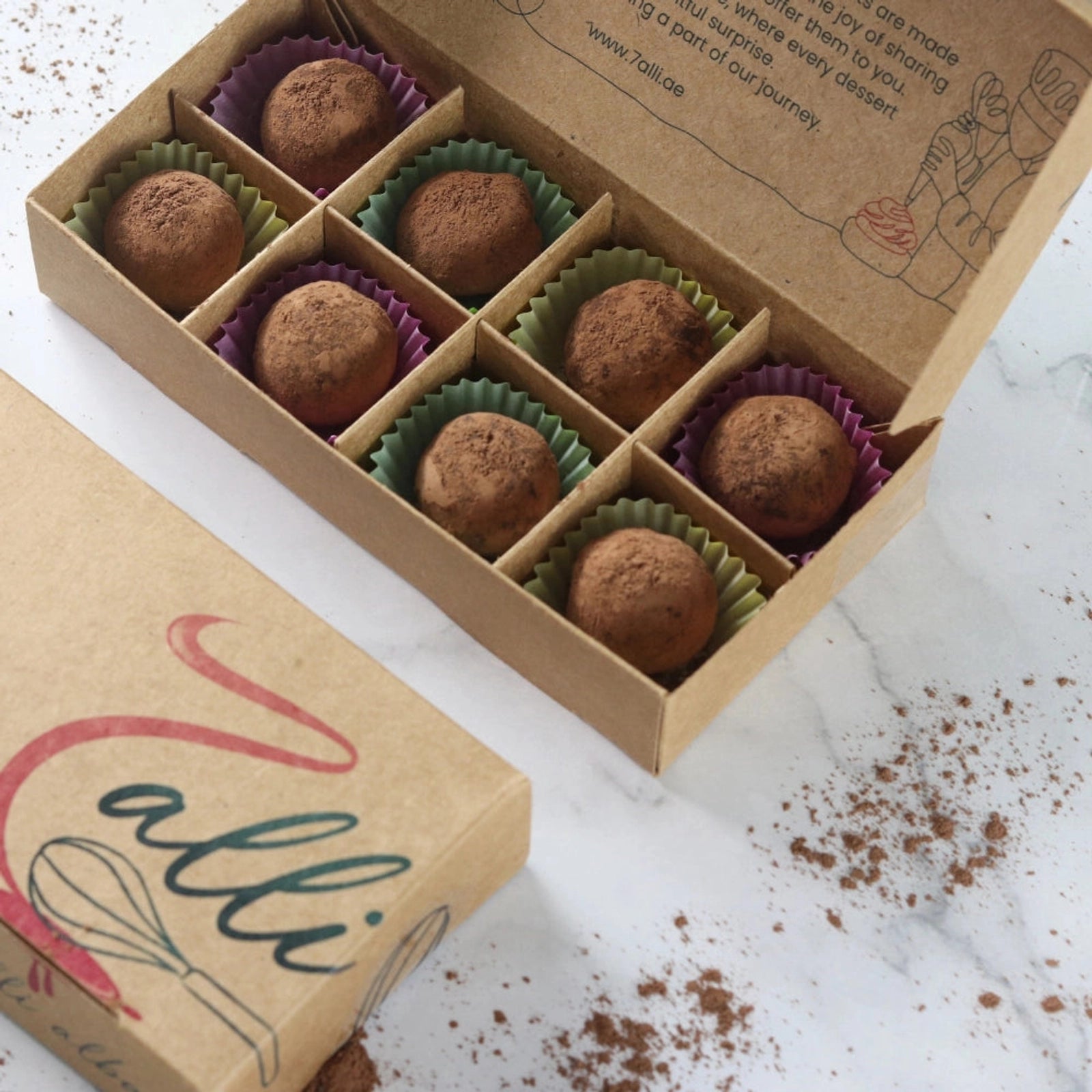 7alli Chocolate Truffles (8 pcs)